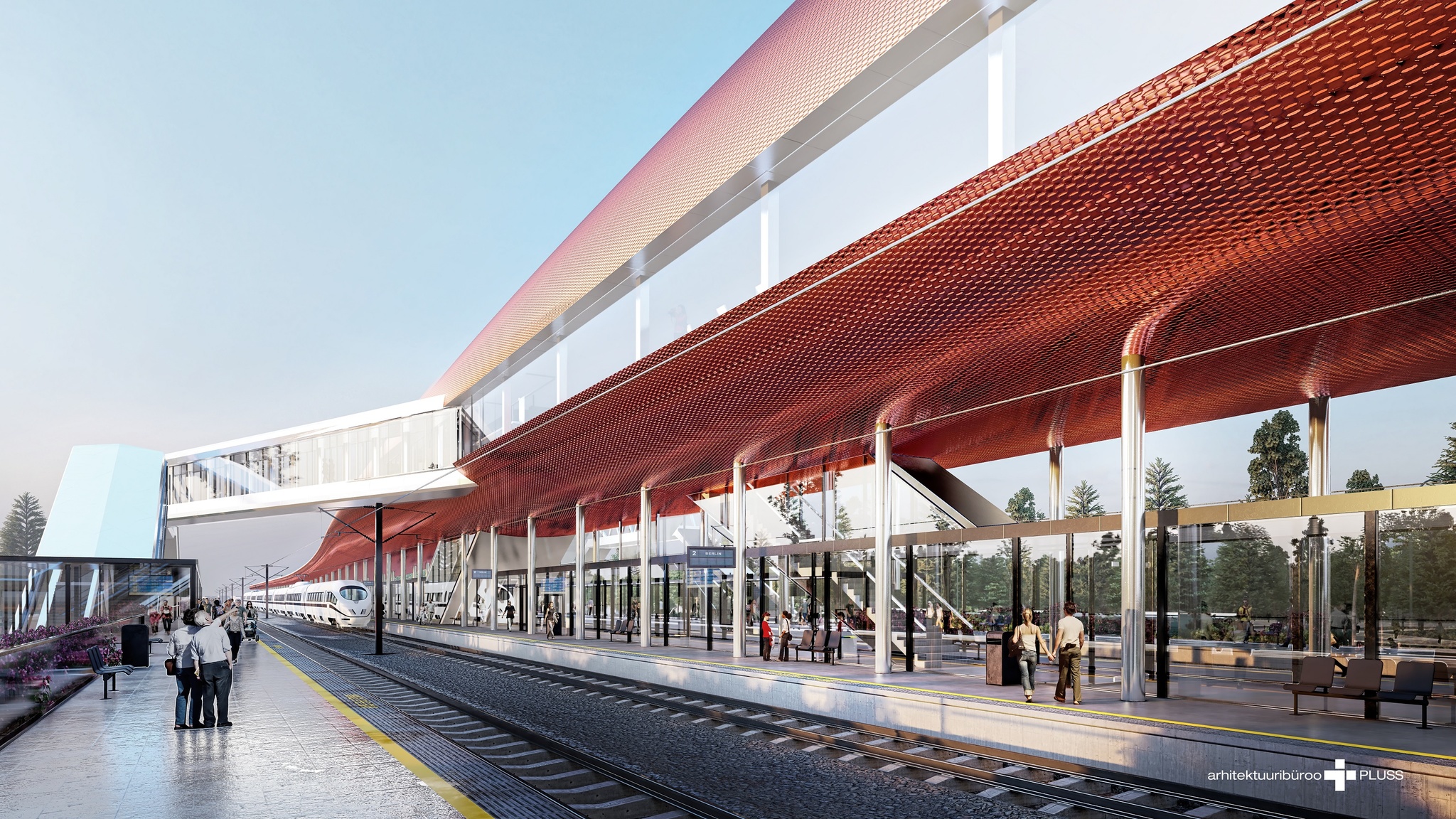 Construction of Rail Baltica Ülemiste passenger terminal, Pärnu ...