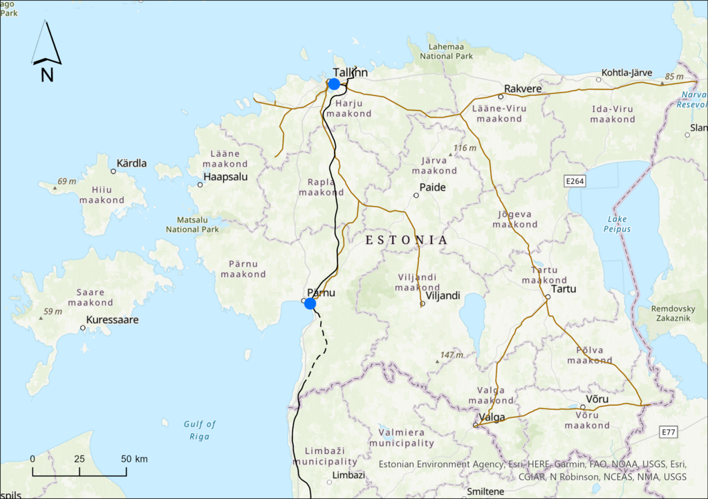 Rail Balticu Lõuna-Pärnumaa trassilõigu asukoht saab selgeks juunis ...