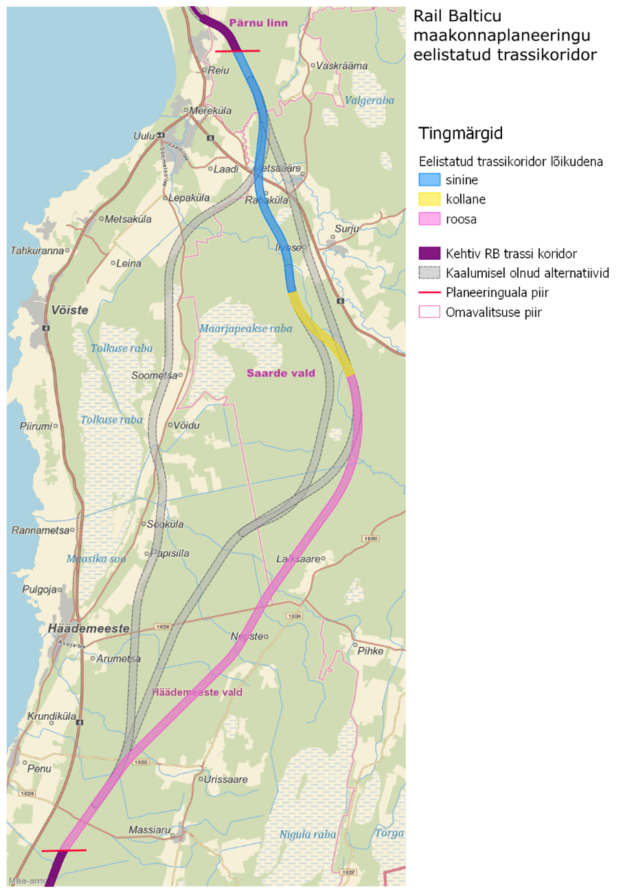 Eksperdid valisid Rail Baltica Lõuna-Pärnumaa lõigus välja vähimate ...